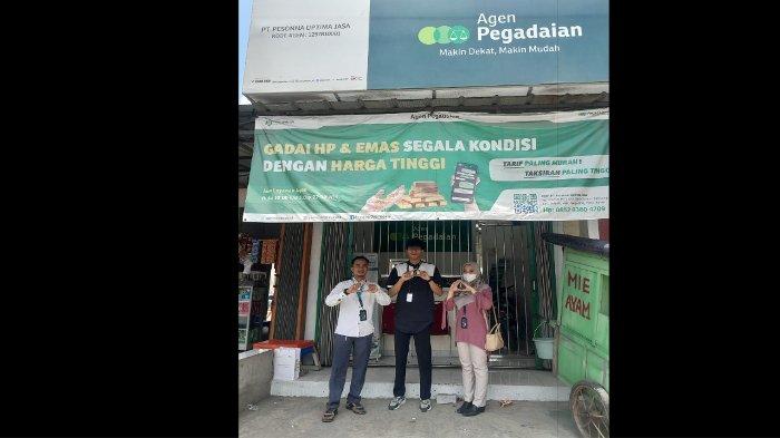 Kegiatan Canvassing Agen UPC Pegadaian Balaraja di Pasar Gembong, Bantu ...