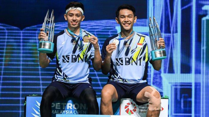 Sabet Gelar Malaysia Open 2023, Fajar/Rian Akui Nyaman Main di Axiata Arena - Tribuntangerang.com