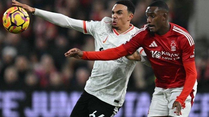 Hasil Liga Inggris: Liverpool Tertahan di Kandang Nottingham Forest, Laga Berakhir 1-1 ...