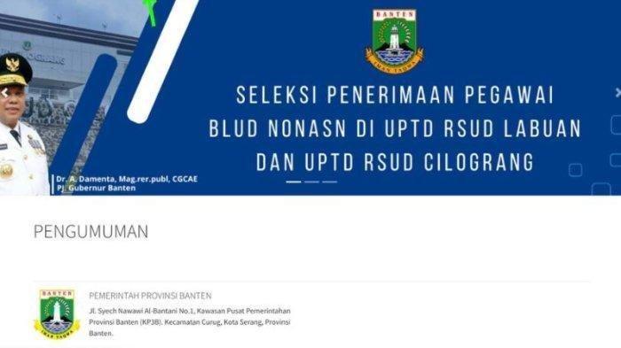 BKD Banten Ungkap Dugaan Kecurangan Rekrutmen RSUD Labuan dan Cilograng ...