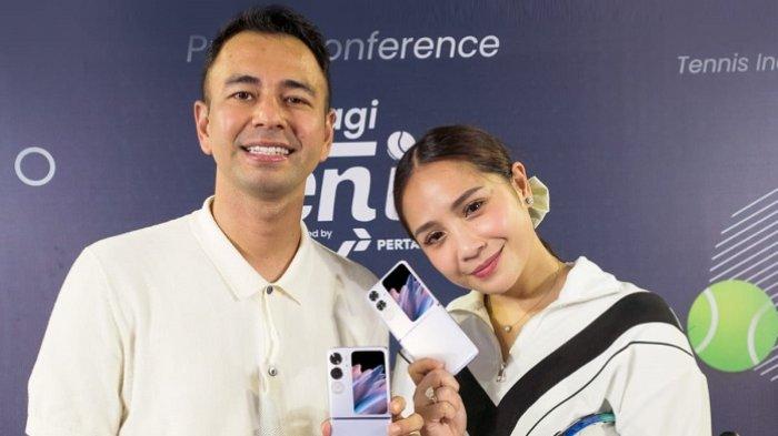 Raffi Ahmad dan Nagita Slavina Makin Percaya Diri Tampil dalam Lagi-lagi Tenis - Tribuntangerang.com