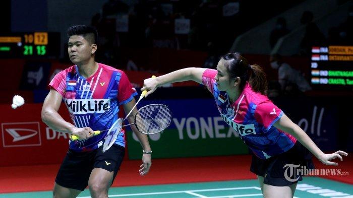 Duel Ganda Campuran Praveen/Melati vs Dejan/Gloria Berlangsung Sengit Hingga Rubber Game ...
