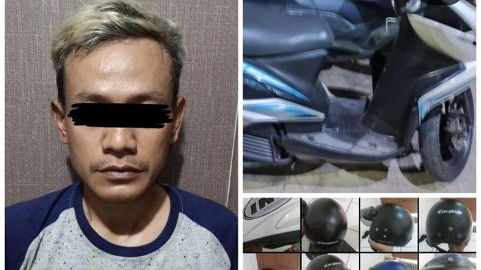Tampang Bonge Spesialis Jual Helm Curian Secara COD Seharga Rp50 Ribu ...