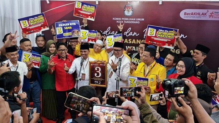 BREAKING NEWS: Sachrudin-Maryono Dapat Nomor Urut 3 di Pilkada Kota Tangerang - Tribuntangerang.com