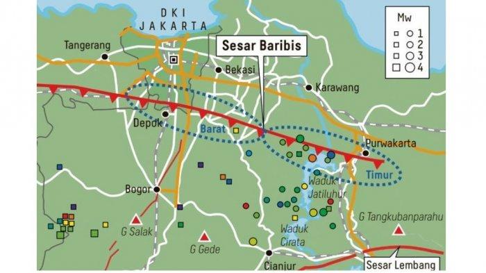 Peneliti Temukan Potensi Gempa Besar pada Jalur Sesar Baribis di ...