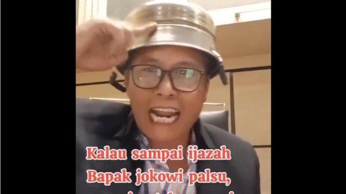 Pria Ini Rela Telan Panci bila Ijazah Jokowi Terbukti Palsu ...