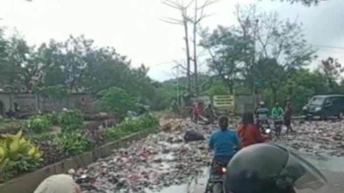 Viral, Sampah di TPA Rawa Kucing Kota Tangerang Longsor Hingga Tutup Jalan Iskandar Muda ...