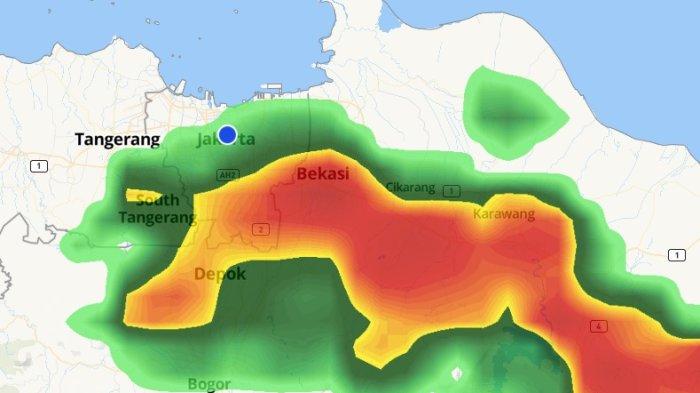 Mendung Tebal Memayungi Tangsel Sampai Bekasi, Hujan Diperkirakan ...
