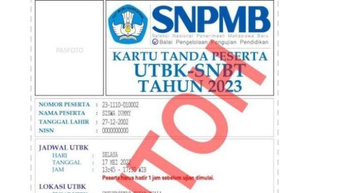 Cara Cetak Kartu UTBK, Wajib Dibawa ke Ruang Ujian SNBT - Tribuntangerang.com