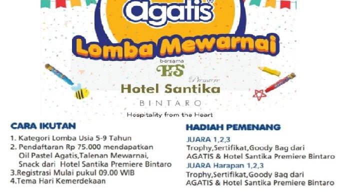 Sambut HUT RI, Hotel Santika Premiere Bintaro dan Agatis Gelar Lomba Mewarnai - Tribuntangerang.com