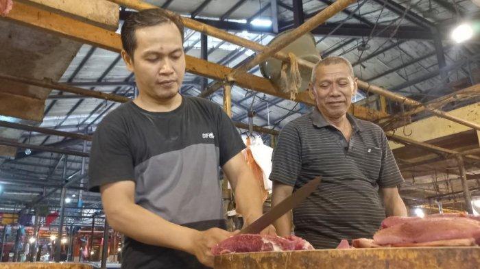Pedagang Daging Sapi Pasar Anyar Kembali Beroperasi Setelah Mogok Berjualan - Tribuntangerang.com