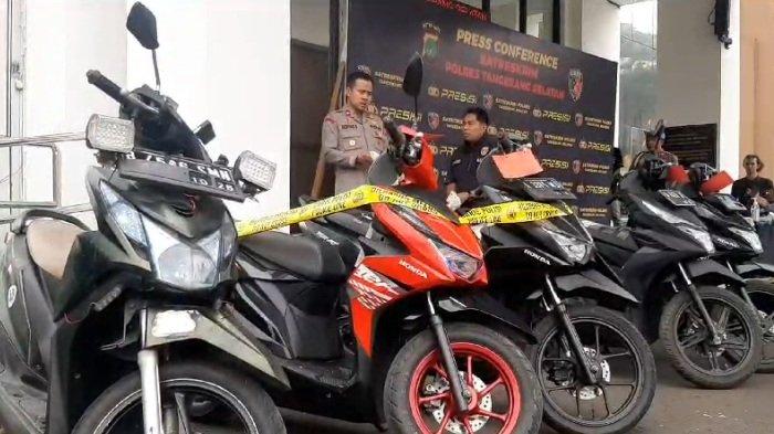 Daftar 22 Sepeda Motor Curian Lengkap Dengan Nomor Rangka yang Disita Polres Tangsel ...