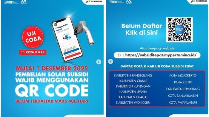 Jangan Kaget, Beli Solar Harus Pakai QR Code di 11 Kota/Kabupaten Ini - Tribuntangerang.com
