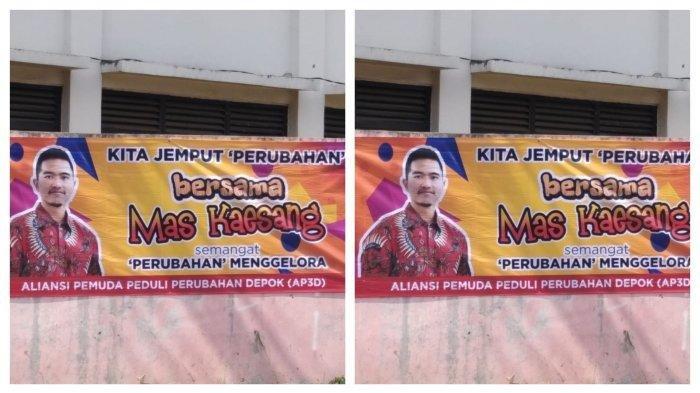 Spanduk Dukungan Kaesang Jadi Wali Kota Depok Bermunculan di Sejumlah Titik - Tribuntangerang.com