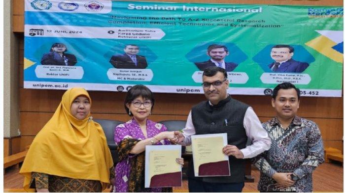 UNIPI Tangerang MOU dengan Society For Education and Research Development India ...