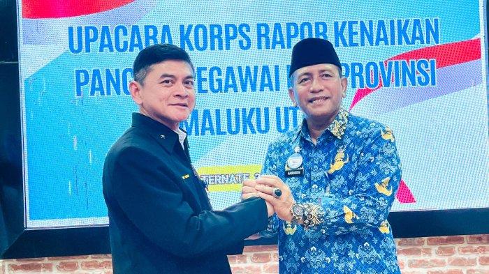 Pimpin Kenaikan Pangkat, Berikut Pesan Kepala BNN Maluku Utara Kepada Hairuddin Umaternate ...