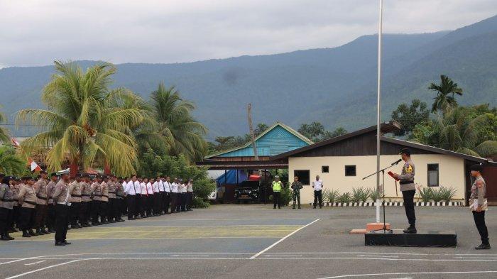Polres Halmahera Timur Gelar Apel Operasi Zebra Kie Raha 2023, Ini yang Disampaikan ...