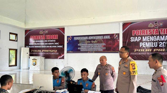 Polresta Tidore Gelar Rekmin Awal Calon Bintara Polri Tahun 2023 - Tribunternate.com