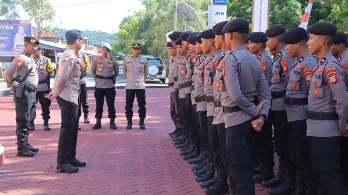 Polres Sula Terima Personel BKO dari Polda Maluku Utara untuk Pengamanan Pilkada 2024 ...