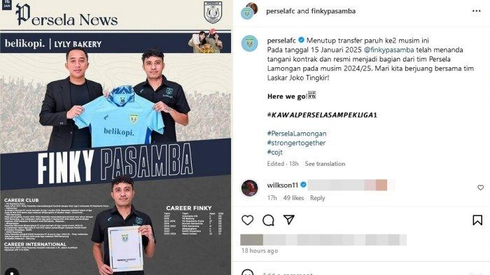 Eks Malut United Finky Pasamba Resmi Hijrah ke Klub Liga 2 Persela Lamongan - Tribunternate.com