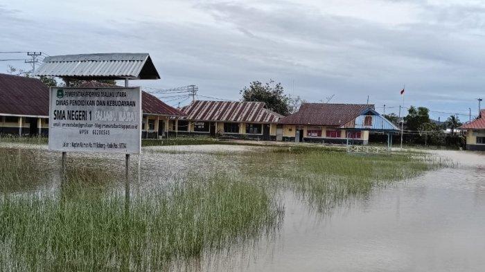Tingginya Curah Hujan Bikin 2 Sekolah di Taliabu Terendam Banjir, Aktivitas Belajar Mengajar ...