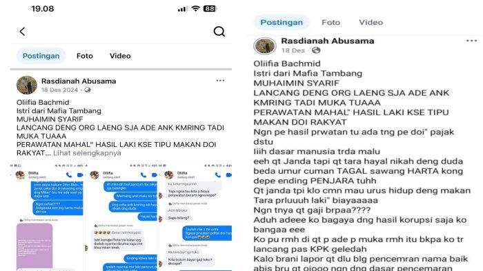 Istri Muhaimin Syarif Lapor Akun Facebook Ini ke Polda Maluku Utara karena Diduga Cemarkan Nama ...