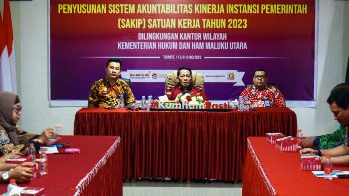 Penyusunan SAKIP Tahun 2023, Kadiv Administrasi Harapkan Nilai Akhir Memuaskan - Tribunternate.com