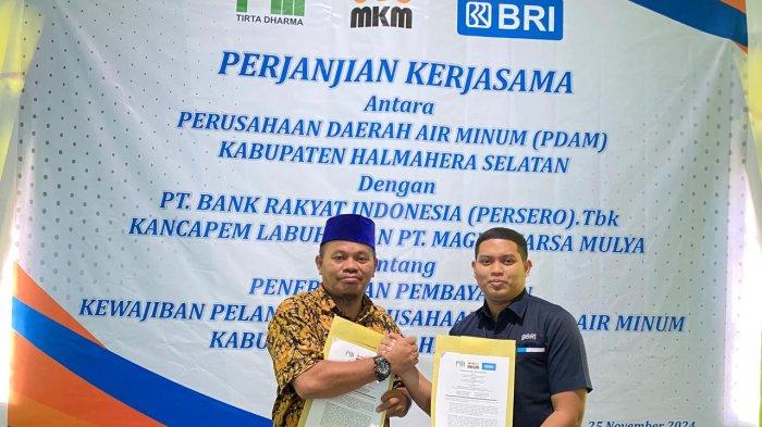 Mudahkan Warga Bayar Tagihan, PDAM Halmahera Selatan Teken Kerjasama ...