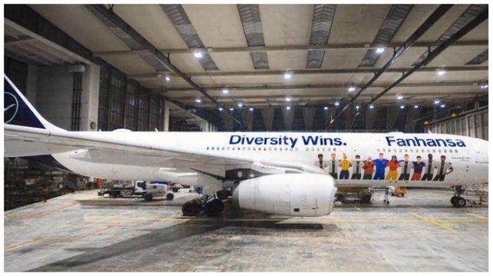 Livery Pesawat ''Diversity Wins'', Bentuk Dukungan Timnas Jerman untuk ...