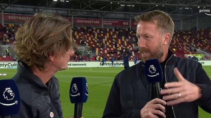 Momen Kocak Pelatih Brentford Wawancara Graham Potter: Kok Suka Gonta ...