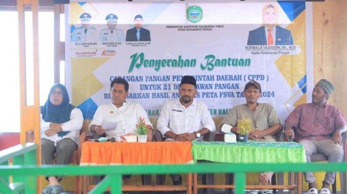 21 Desa di Halmahera Timur Terima Cadangan Pangan Pemerintah Daerah ...