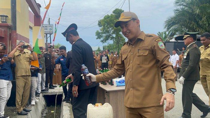 Polres Halmahera Timur Maluku Utara Musnahkan 2,797 Liter Cap Tikus ...
