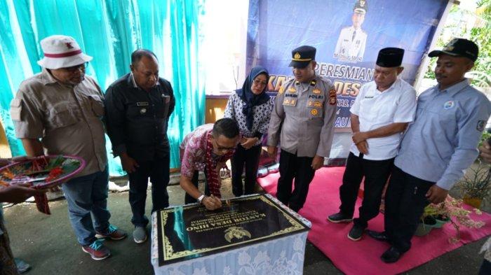 Resmikan Kantor Desa Hino, Pj Bupati Morotai Muhammad Umar Ali Tegaskan ...
