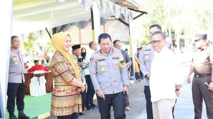 Ikram M Sangadji Sambut Hangat Kunker Wakapolda Maluku Utara ke Halmahera Tengah - Tribunternate.com