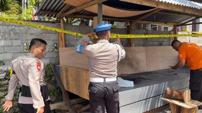 Pangkalan Ojek di Ternate Dipasang Police Line, Ditemukan Bekas Benda ...