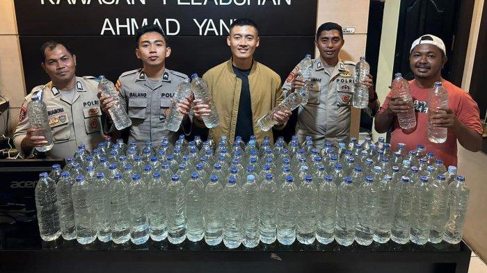 Polsek Ahmad Yani Ternate Sita 158 Botol Cap Tikus dari Atas KM ...