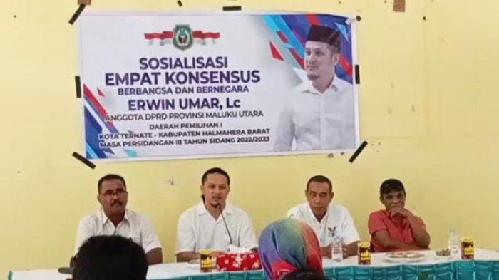 Sosbang di SMK Negeri 3 Ternate, Ini Kata Anggota DPRD Maluku Utara Erwin Umar - Tribunternate.com