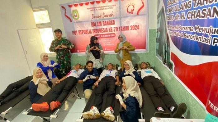 RSUD Dr. H. Chasan Boesoirie Ternate Jadikan Donor Darah Sebagai Rangkaian HUT ke 79 RI ...