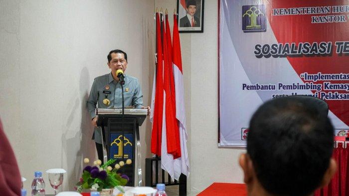 Kemenkumham Malut Lakukan Sosialisasi Teknis Pemasyarakatan - Tribunternate.com