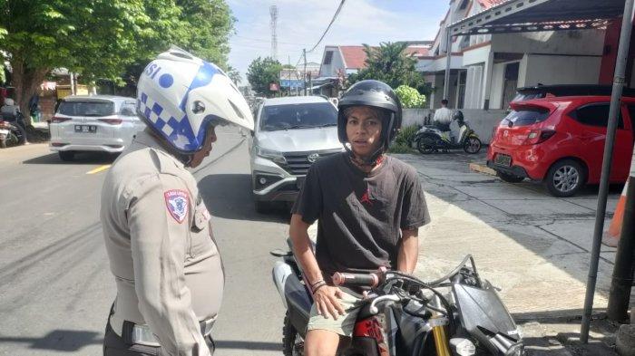 Satlantas Polres Ternate Tilang 210 Pengendara - Tribunternate.com