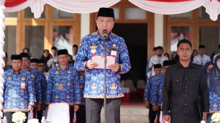 Pemkab Halmahera Tengah Gelar Upacara HUT Korpri ke 52 Tahun 2023 - Tribunternate.com