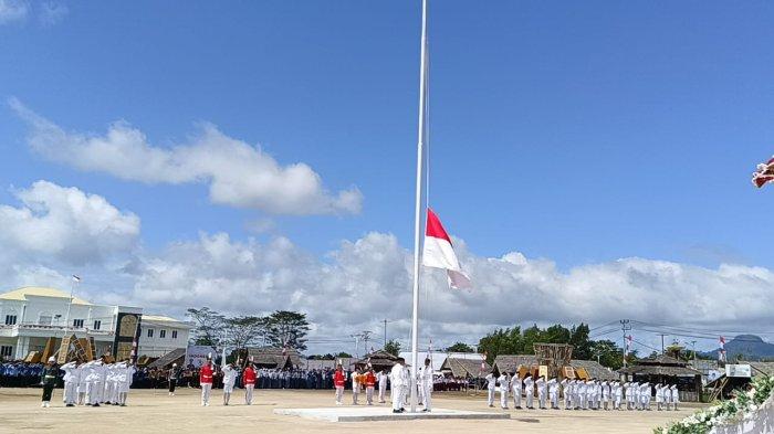 Upacara Pengibaran Bendera HUT ke 79 RI di Taliabu Maluku Utara Berlangsung khidmat ...