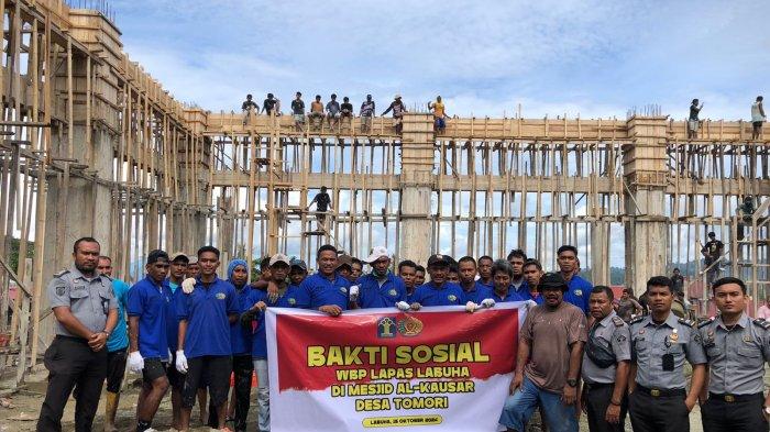 Warga Binaan Ikut Bangun Masjid Desa Tomori, Kakanwil Apresiasi Program ...