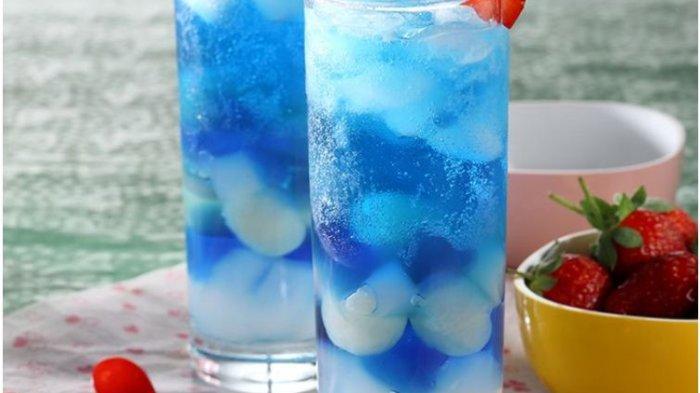 Resep Buka Puasa Praktis Minuman Berbahan Dasar Leci: Es Jeli Mi Leci ...
