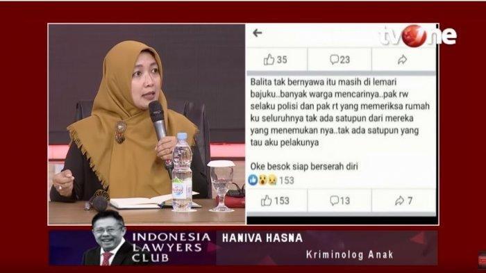 Sebut 4 Faktor NF Pembunuh Bocah Juga Jadi Korban, Haniva Hasna: Kalau ...