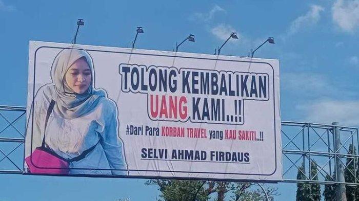 Foto Pemilik Travel Dipajang di Billboard Jalan Raya Makassar, Kini ...
