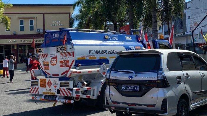 Polres Ternate Sita Satu Unit Mobil Truk Tangki BBM Solar Milik PT ...