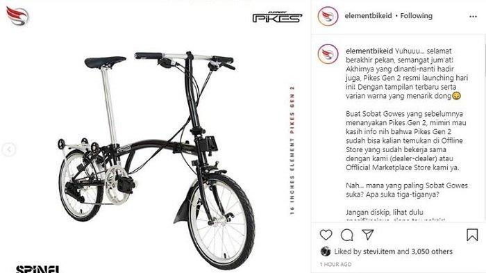 Sepeda Lipat Element Pikes Gen 2 'Tiruan Brompton' Akhirnya Dirilis ...