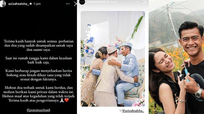 Azizah Salsha Angkat Bicara Sebut Rumah Tangga Baik-baik Saja, Arhan Kembali Unggah Foto ...