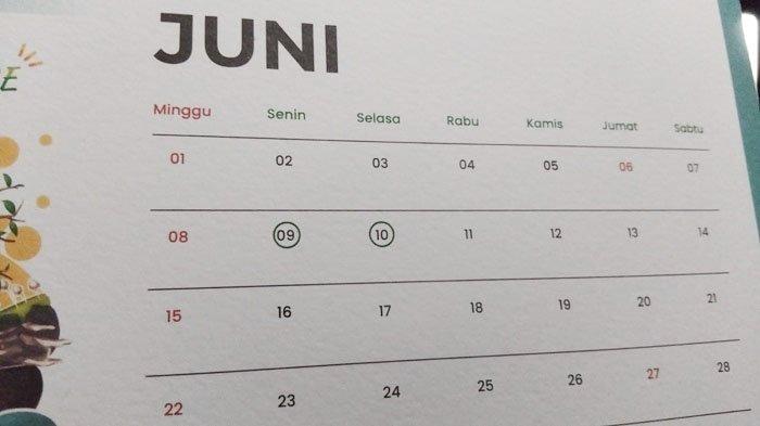 Berikut Jadwal Tanggal Merah dan Cuti Bersama Juni 2025, Senin Masih ...
